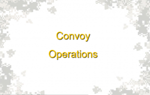 Convoy Operations NCOPD - PowerPoint Ranger, Pre-made Military PPT Classes