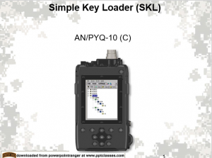 AN/PYQ-10 Simple Key Loader (SKL) - PowerPoint Ranger, Pre-made ...