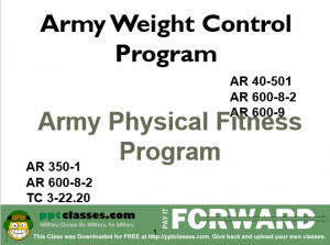 Army Weight Control Program (AWCP) - PowerPoint Ranger, Pre-made ...