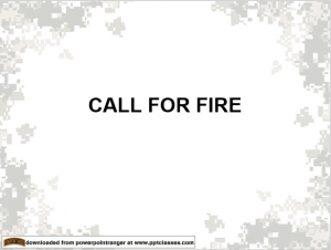 Call for Fire - PowerPoint Ranger, Pre-made Military PPT Classes