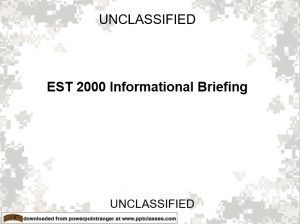 EST 2000 - PowerPoint Ranger, Pre-made Military PPT Classes