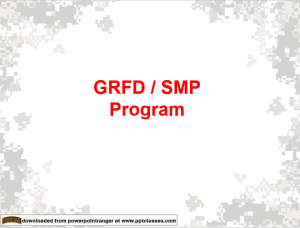 Guaranteed Reserve Forces Duty (GRFD) and Simultaneous Member Program ...