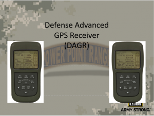 Intro to DAGR - PowerPoint Ranger, Pre-made Military PPT Classes