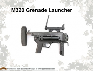 M320 Grenade Launcher - PowerPoint Ranger, Pre-made Military PPT Classes