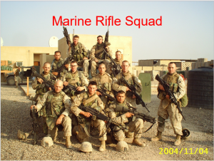 Marine Rifle Squad - PowerPoint Ranger, Pre-made Military PPT Classes
