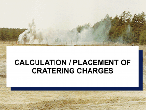 Cratering Charges - PowerPoint Ranger, Pre-made Military PPT Classes