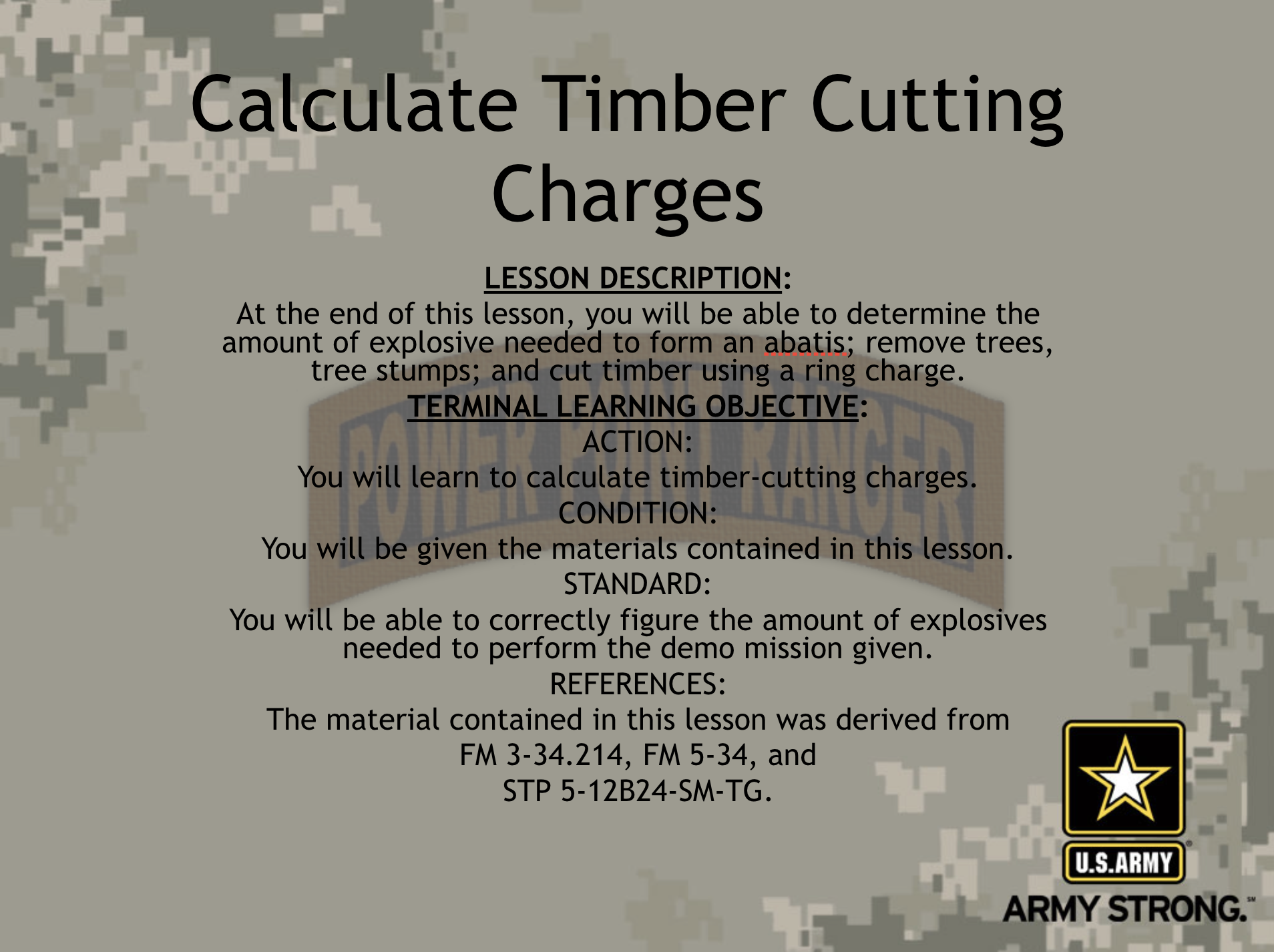 Calculate Cutting Timbers Charges - PowerPoint Ranger, Pre-made ...
