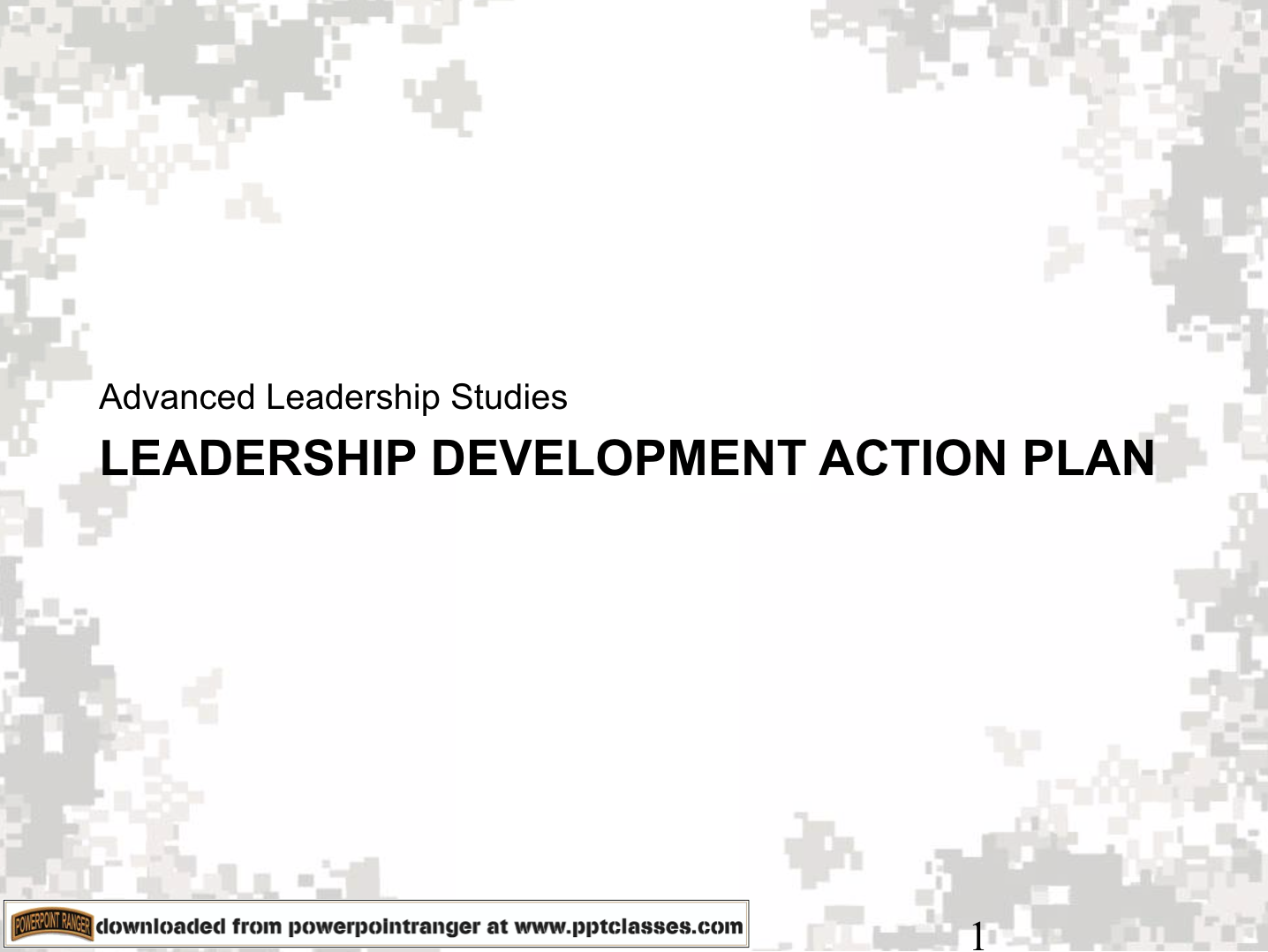 Leadership: Develop an Action Plan - PowerPoint Ranger, Pre-made ...