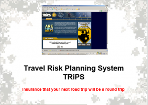 Travel Risk Planning System (TRiPS) overview - PowerPoint Ranger, Pre ...