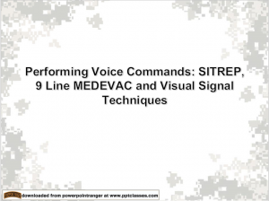 Perform Voice Commands - PowerPoint Ranger, Pre-made Military PPT Classes