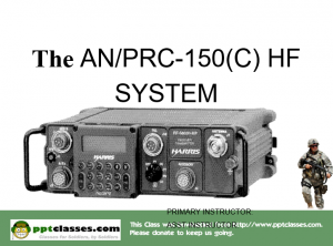 AN/PRC-150 Harris Radio - PowerPoint Ranger, Pre-made Military PPT Classes