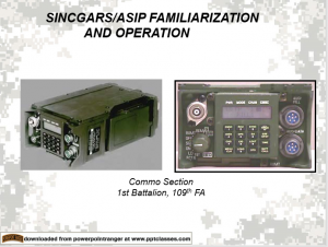 SINCGARS Archives - PowerPoint Ranger, Pre-made Military PPT Classes