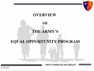Equal Opportunity Overview - PowerPoint Ranger, Pre-made Military PPT ...