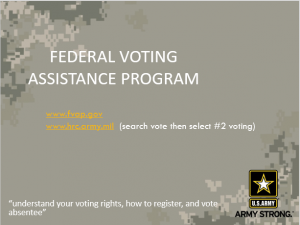 Federal Voting Assistance Program - PowerPoint Ranger, Pre-made ...