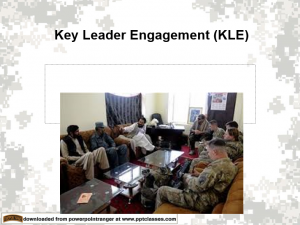 Key Leader Engagement - PowerPoint Ranger, Pre-made Military PPT Classes
