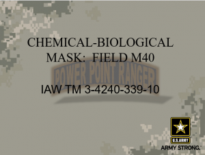 PMCS M40 Protective Mask Version II - PowerPoint Ranger, Pre-made ...