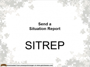 SITREP - PowerPoint Ranger, Pre-made Military PPT Classes