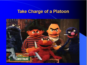 Take Charge of a Platoon - PowerPoint Ranger, Pre-made Military PPT Classes