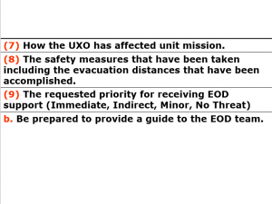 UXO, React to - PowerPoint Ranger, Pre-made Military PPT Classes