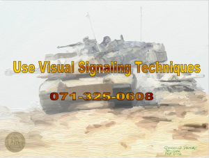 Visual Signaling Techniques - PowerPoint Ranger, Pre-made Military PPT ...